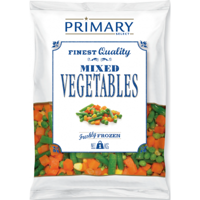 Primary Vegetable Mix Frozen 1kg